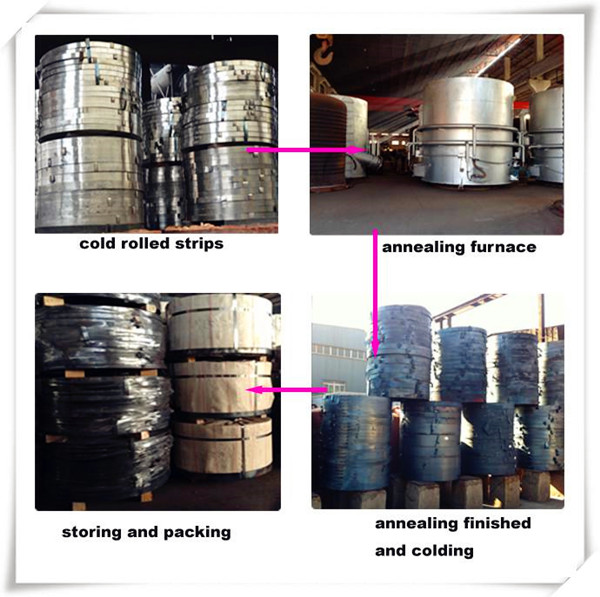 Hardened and tempered sphc steel packing strip